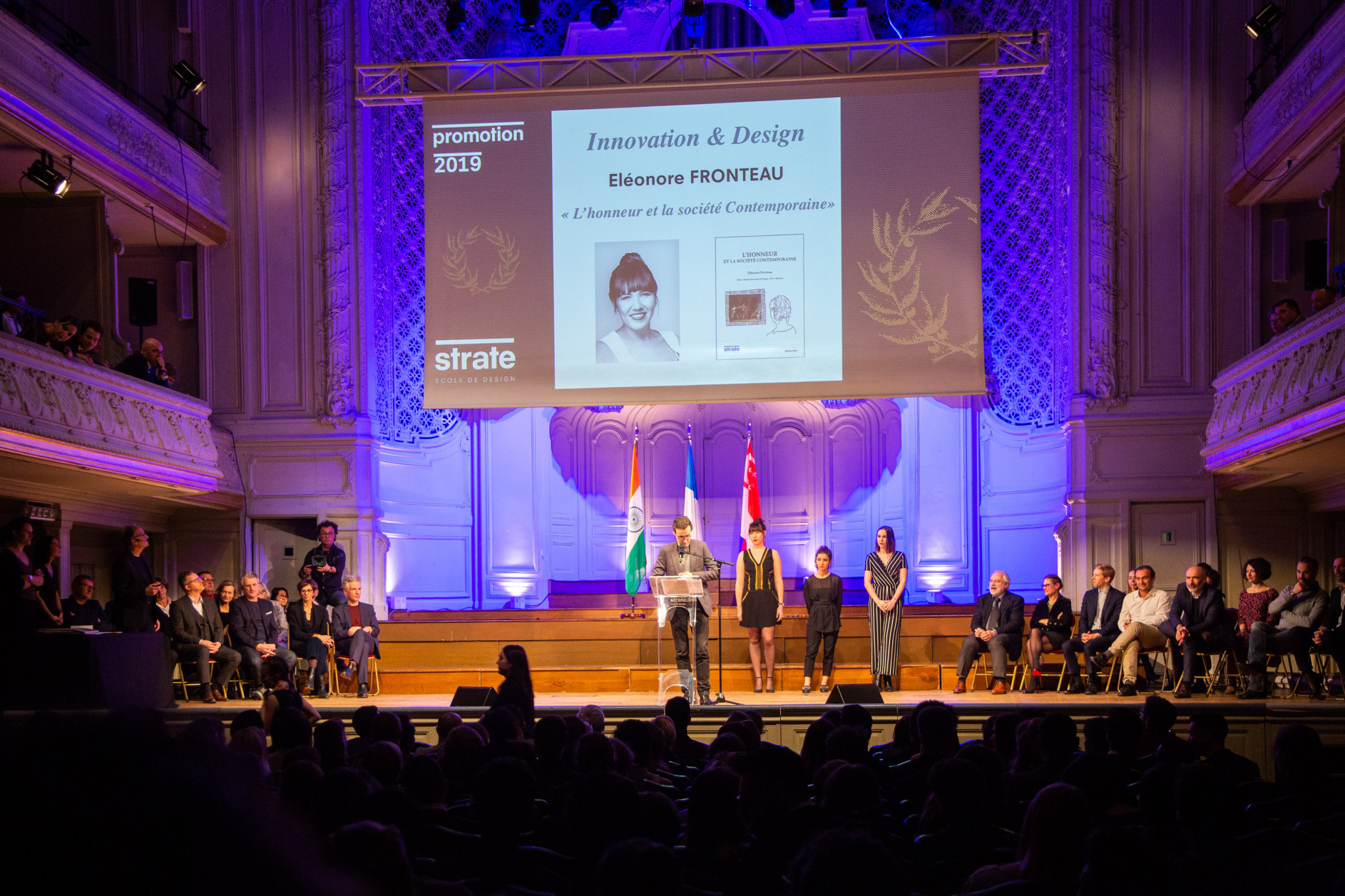 Tableau d'Honneur - Actualités - STRATE COLLEGE - Jan 2020 - Salle Gaveau