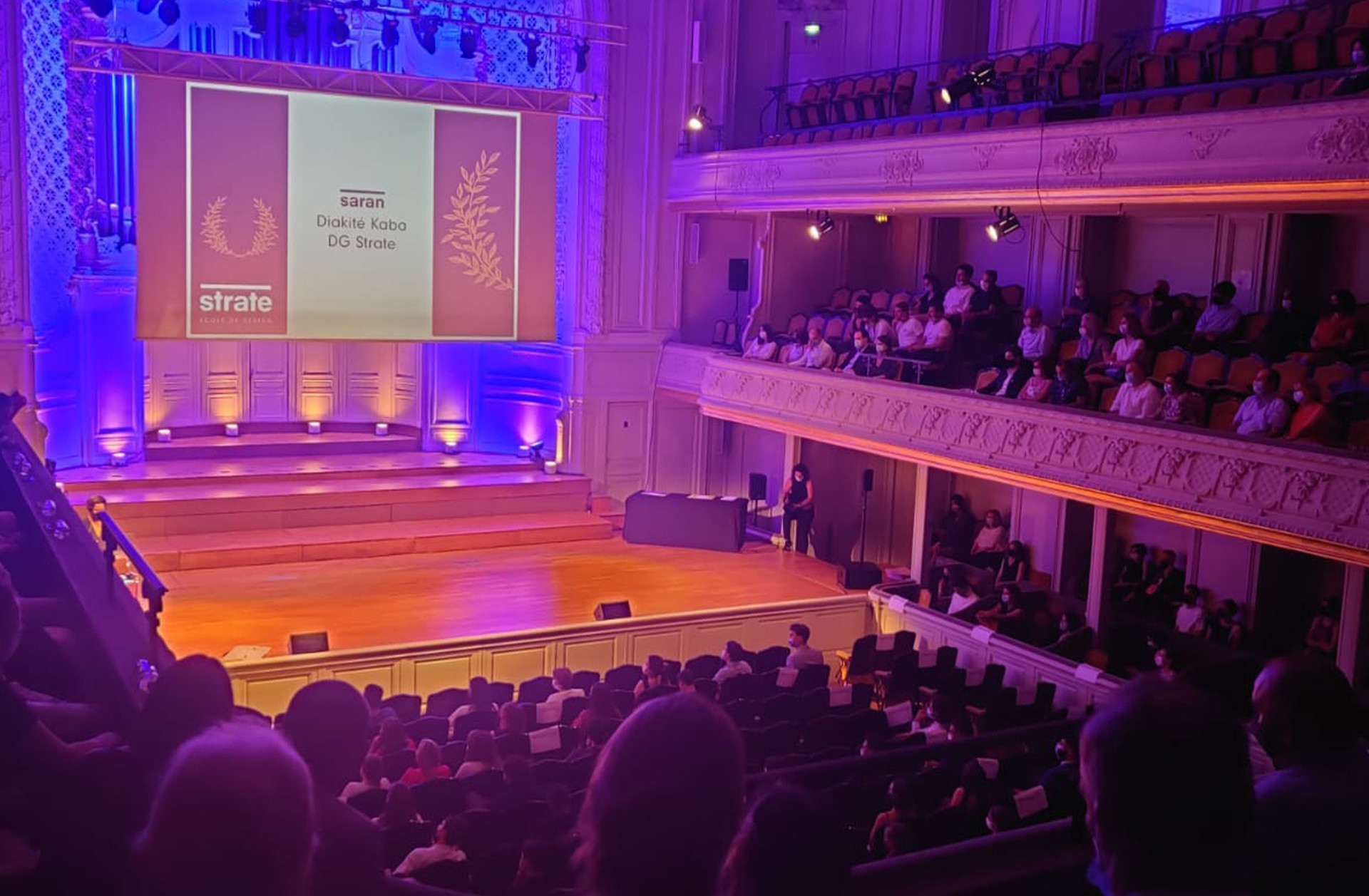 Tableau d'Honneur - Actualités - STRATE COLLEGE - Juin 2021 - Salle Gaveau